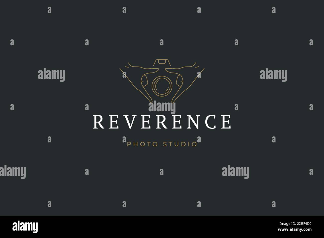 Minimalist professional photographer business card abstract decorative ...