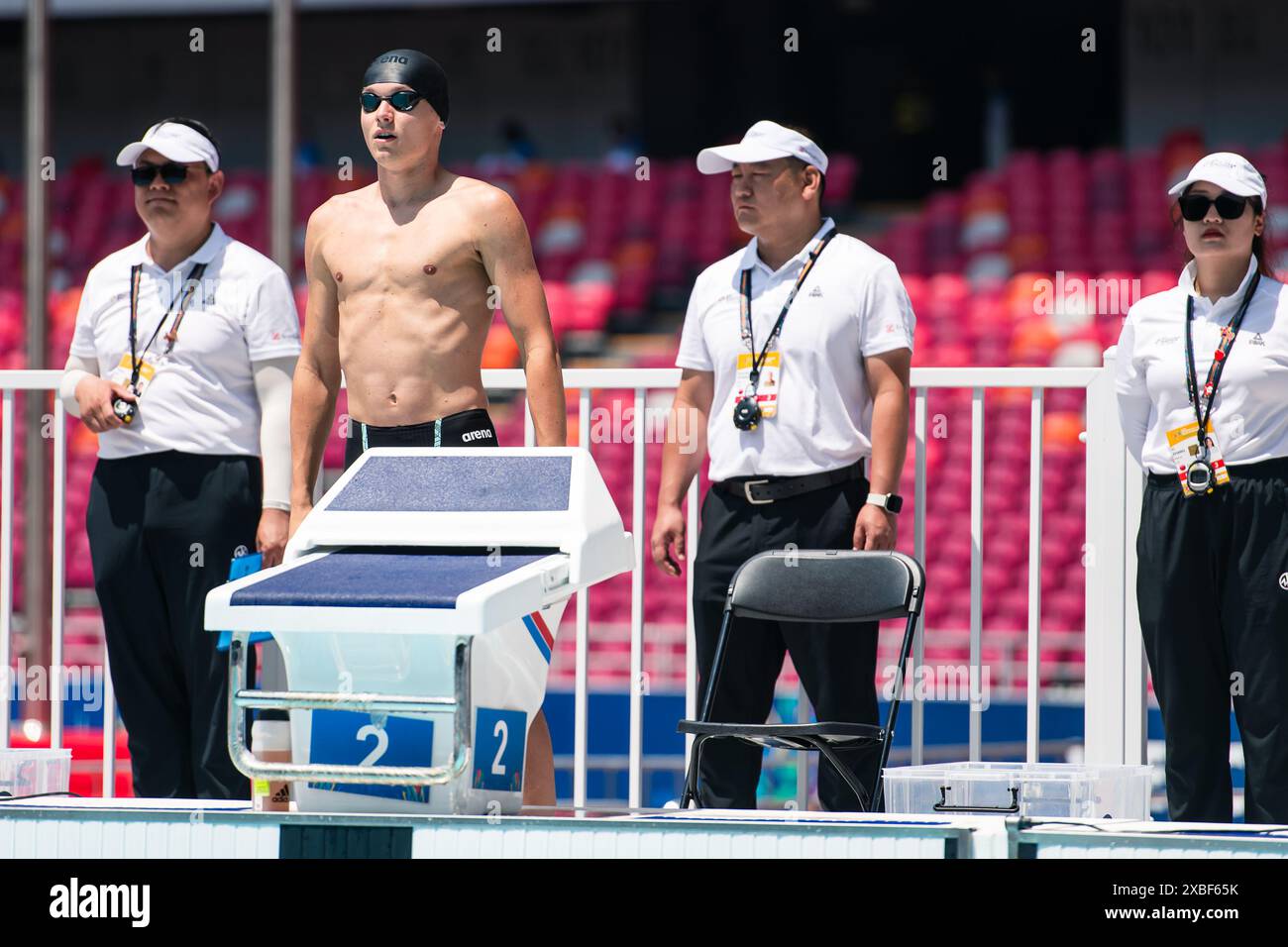 Czech Martin Vlach during men's qualification for UIPM 2024 Pentathlon ...