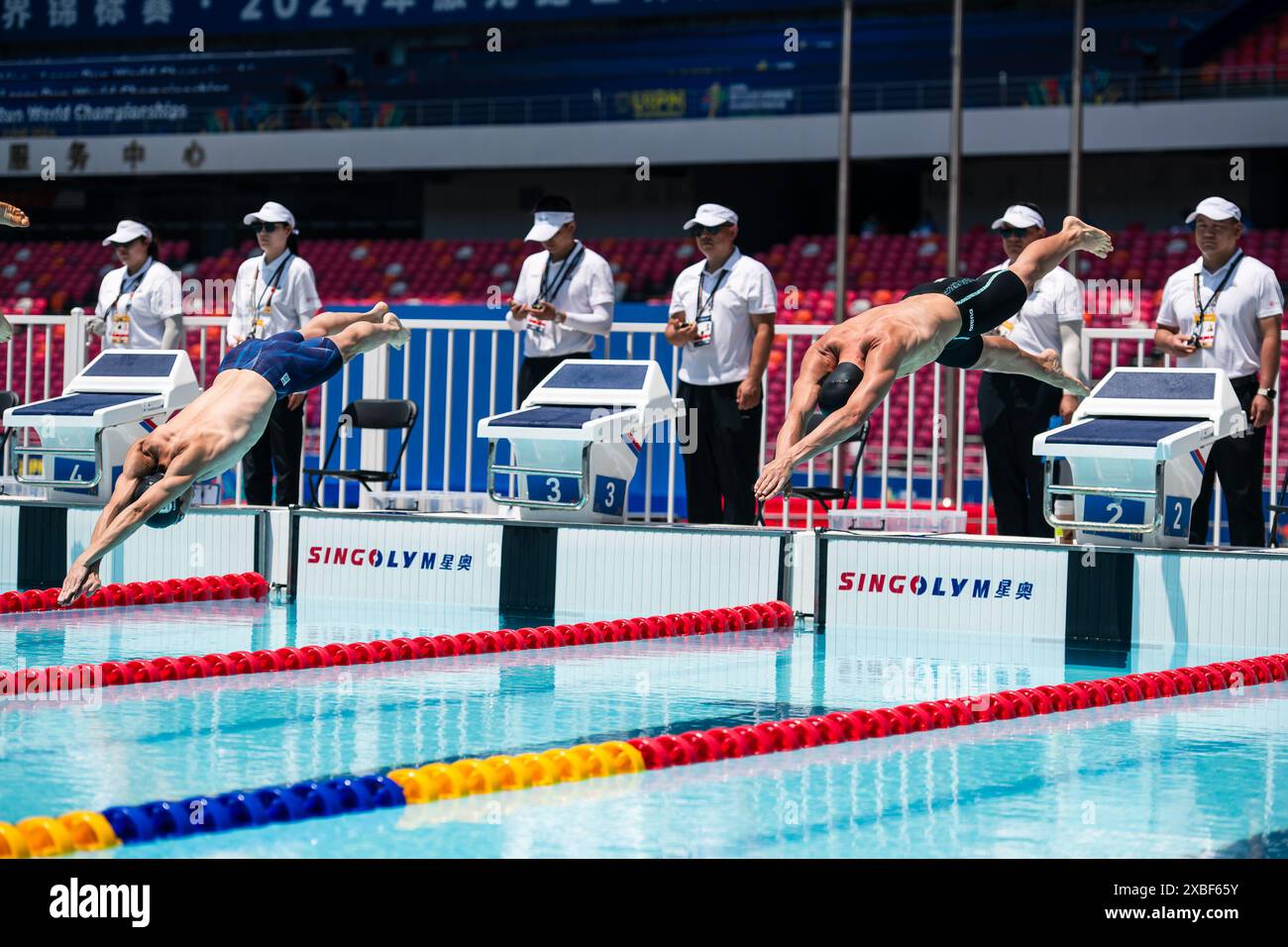 Czech Martin Vlach during men's qualification for UIPM 2024 Pentathlon ...