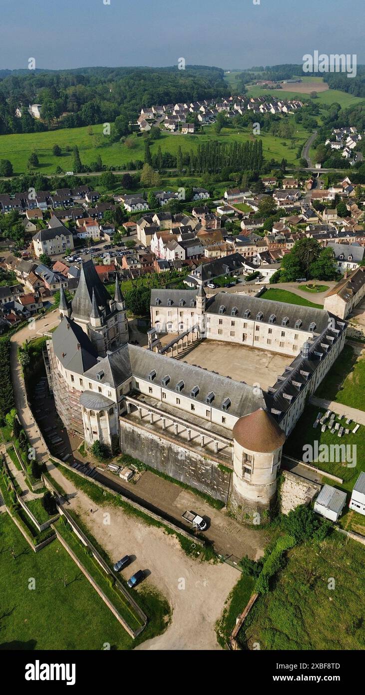 Drone photo chateau de gaillon hi-res stock photography and images - Alamy