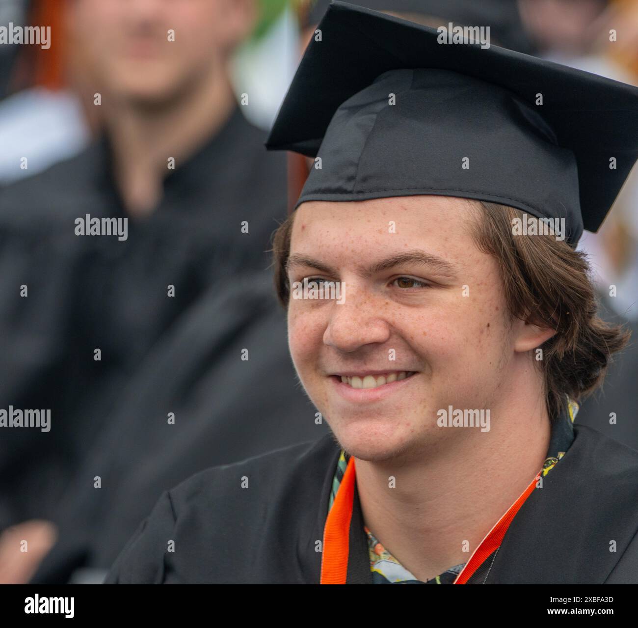Fairless Hills, United States. 11th June, 2024. Graduates march into ...