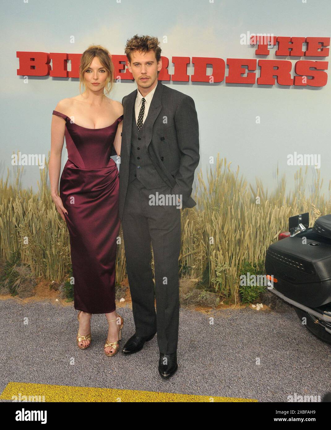 London, UK. 11th June, 2024. Jodie Comer and Austin Butler at "The Bikeriders" UK gala screening ...