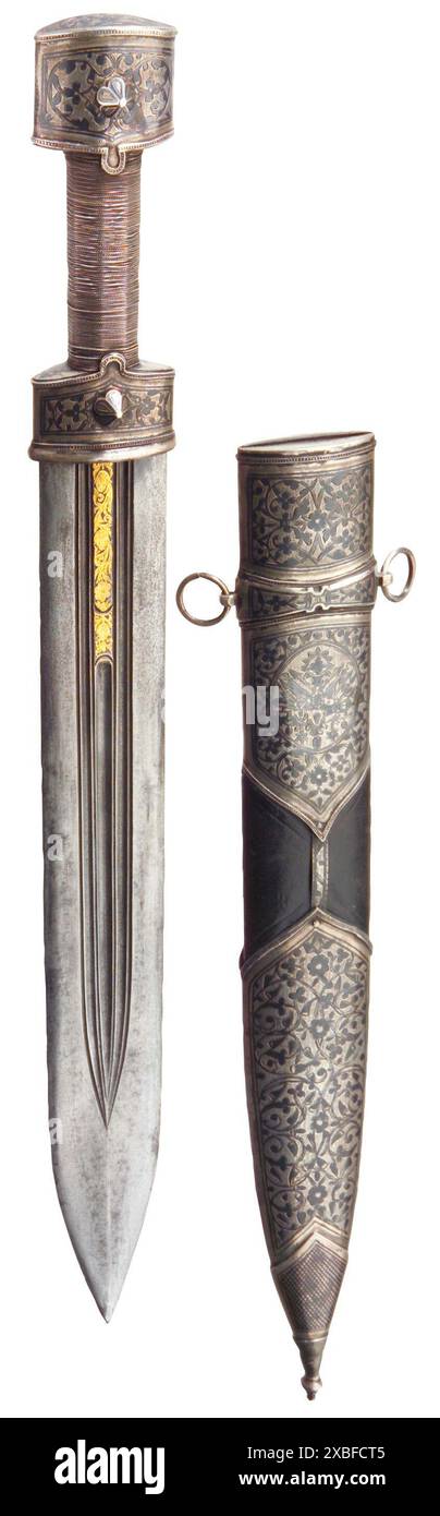 weapons, dagger, kinzhal, 19th century, PROPERTY-RELEASED Stock Photo ...