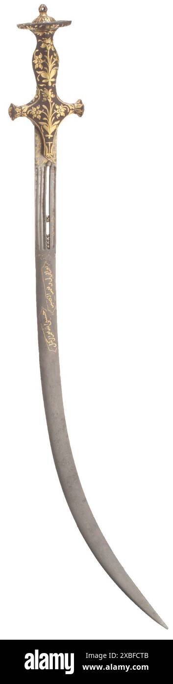 weapons, swords, Asian, talwar, 19th century, PROPERTY-RELEASED Stock ...