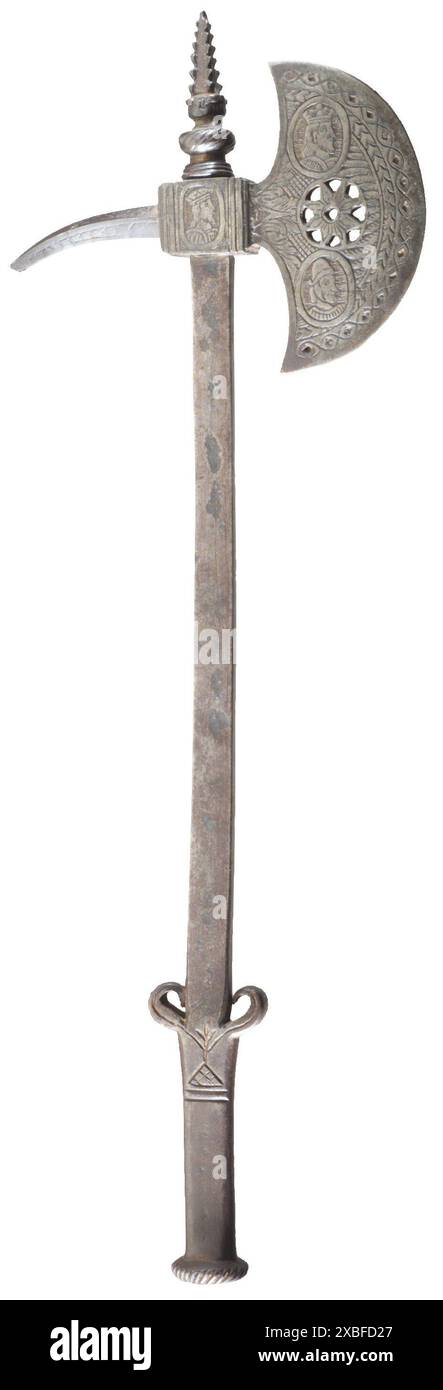 weapons, battle axe, 19th century, PROPERTY-RELEASED Stock Photo - Alamy