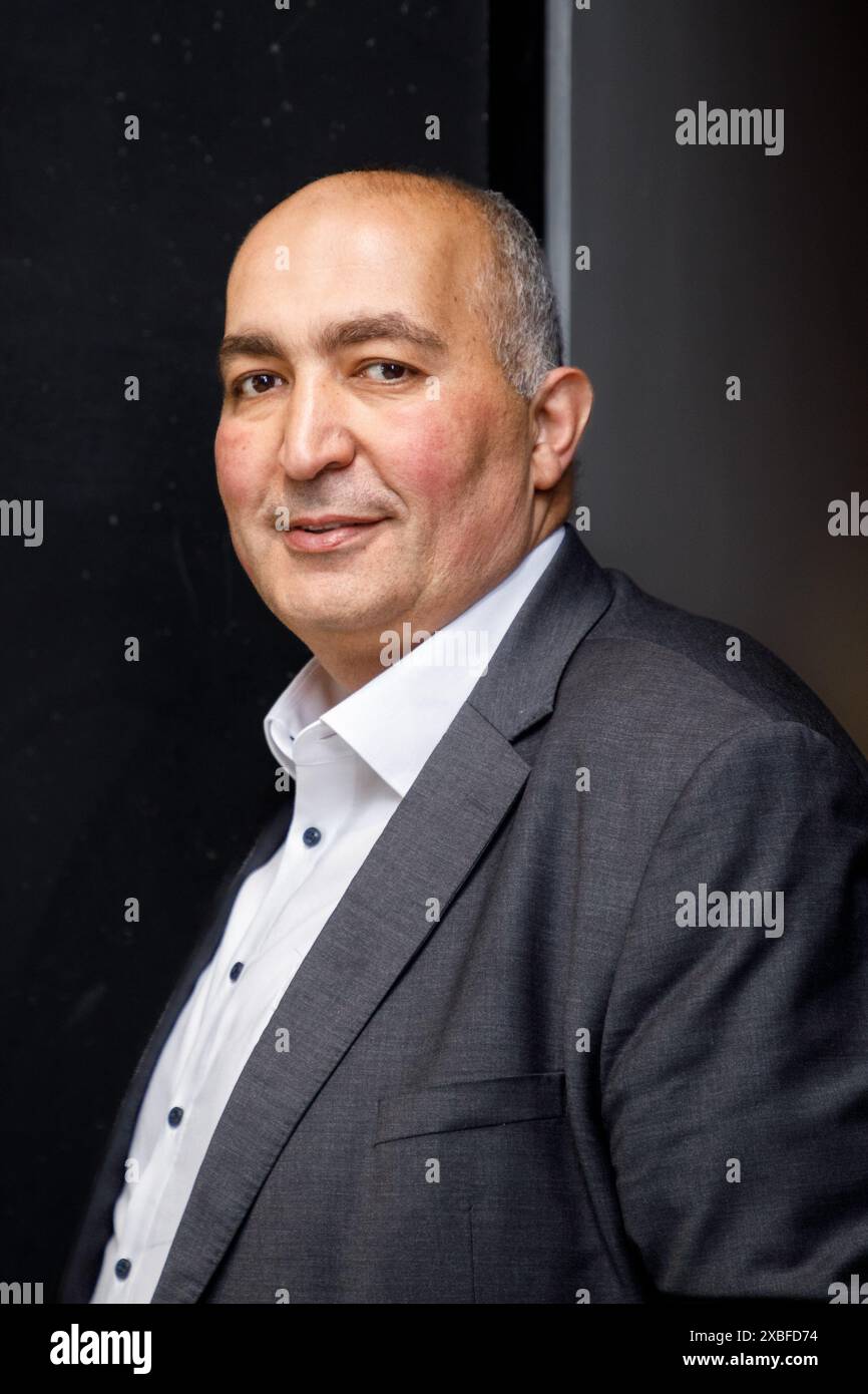 Belgian politician Fouad Ahidar, founder of the Team Fouad Ahidar list ...