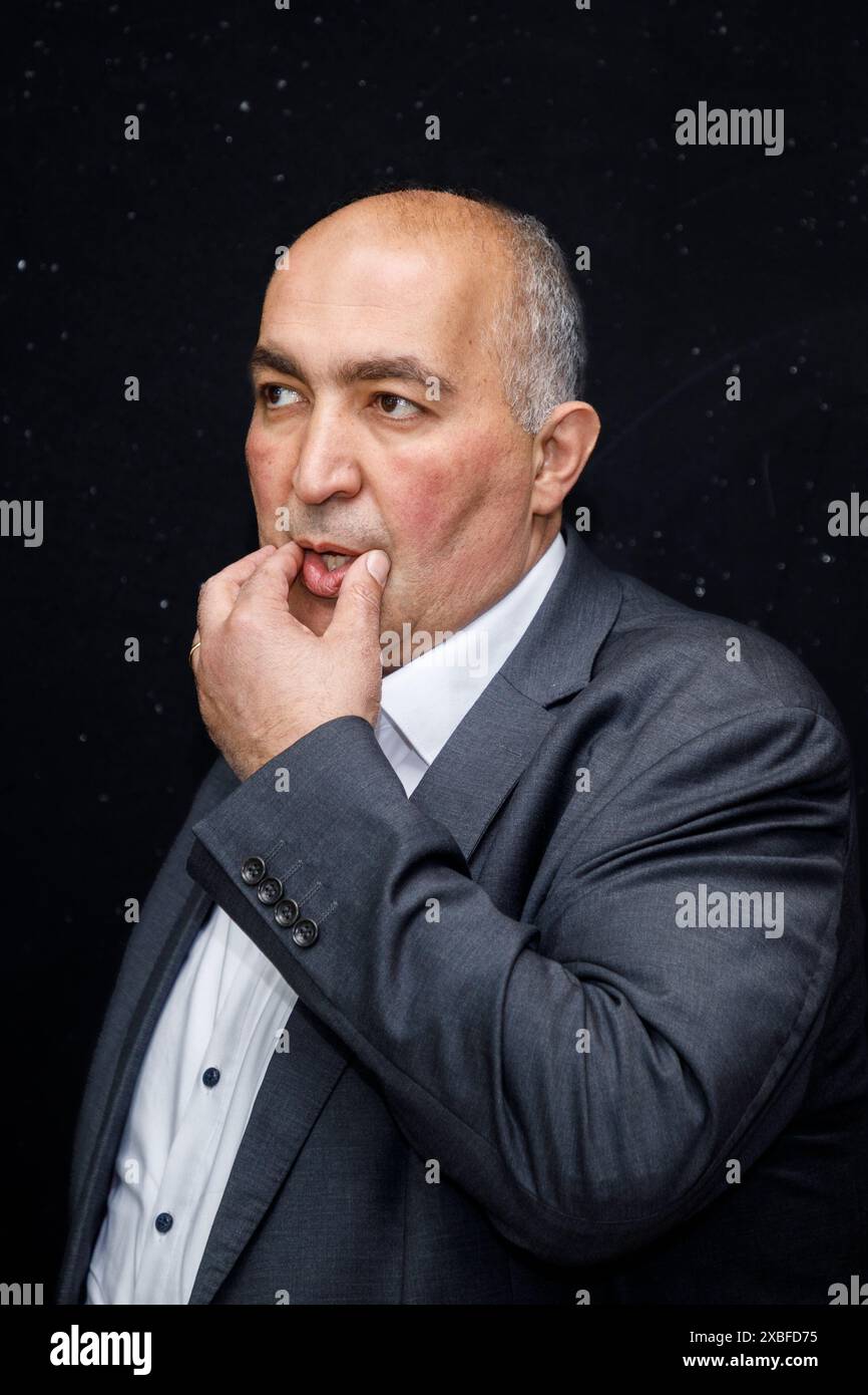 Belgian politician Fouad Ahidar, founder of the Team Fouad Ahidar list ...