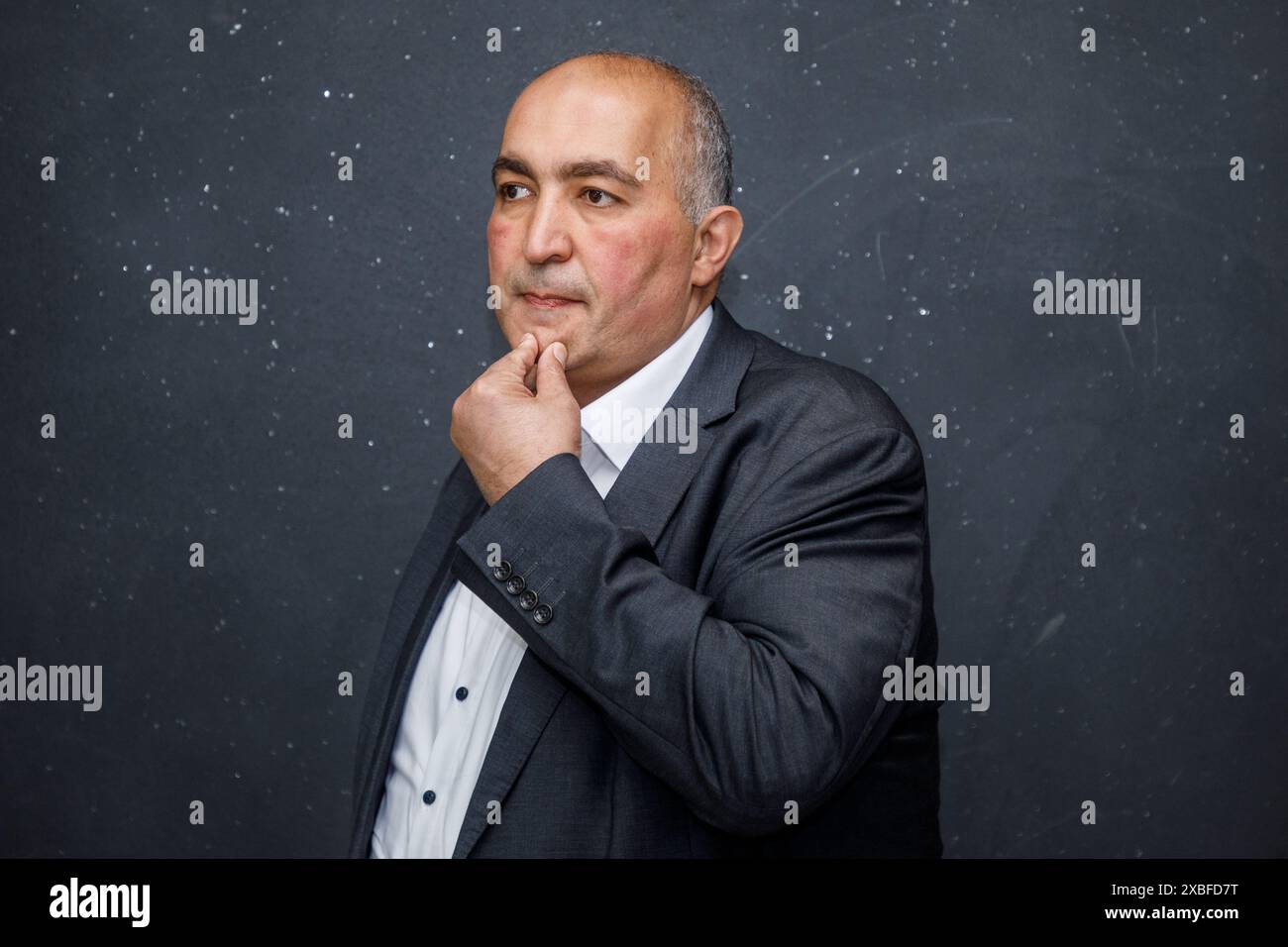 Belgian politician Fouad Ahidar, founder of the Team Fouad Ahidar list ...