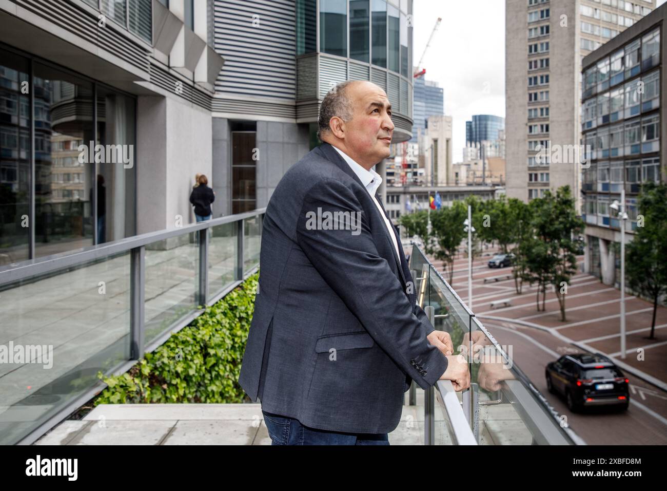 Brussels, Belgium. 12th June, 2024. Belgian politician Fouad Ahidar ...