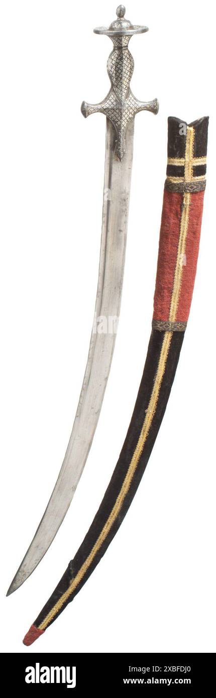 weapons, swords, Asian, talwar, 19th century, PROPERTY-RELEASED Stock ...
