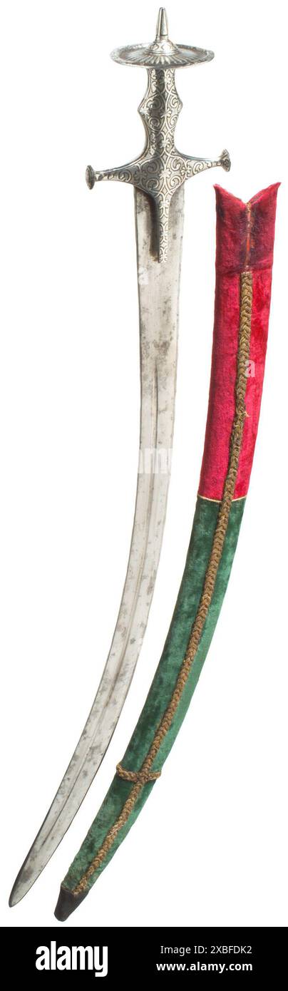 weapons, swords, Asian, talwar, 19th century, PROPERTY-RELEASED Stock ...