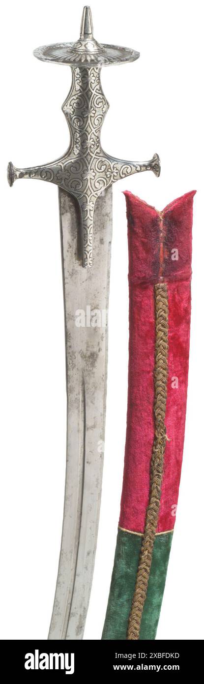 weapons, swords, Asian, talwar, 19th century, PROPERTY-RELEASED Stock ...
