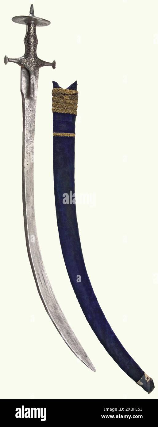 weapons, swords, Asian, talwar, 19th century, PROPERTY-RELEASED Stock ...