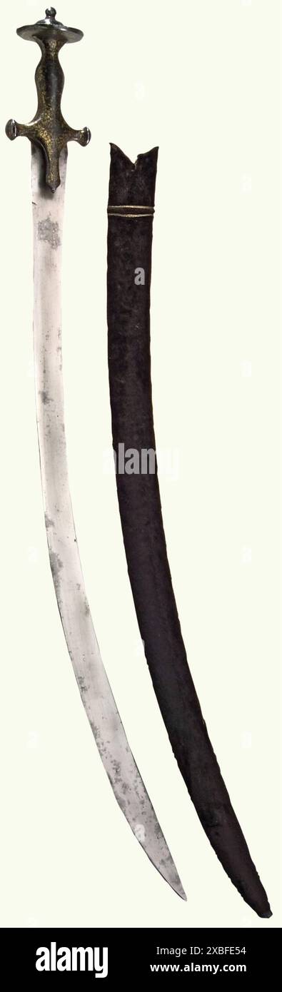 weapons, swords, Asian, talwar, 19th century, PROPERTY-RELEASED Stock ...