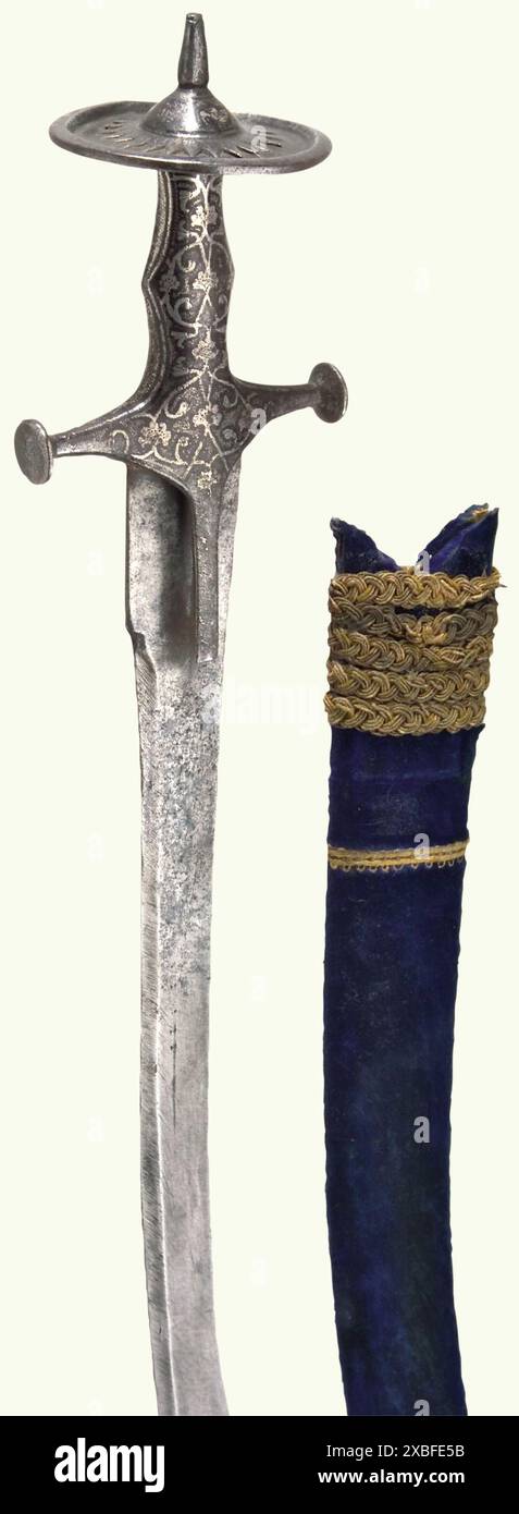 weapons, swords, Asian, talwar, 19th century, PROPERTY-RELEASED Stock ...