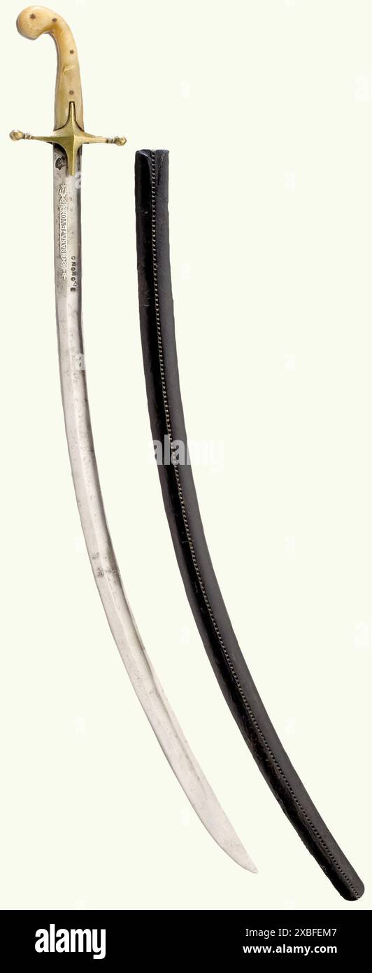 weapons, swords, shamshir, Persian sword, 19th century, PROPERTY ...
