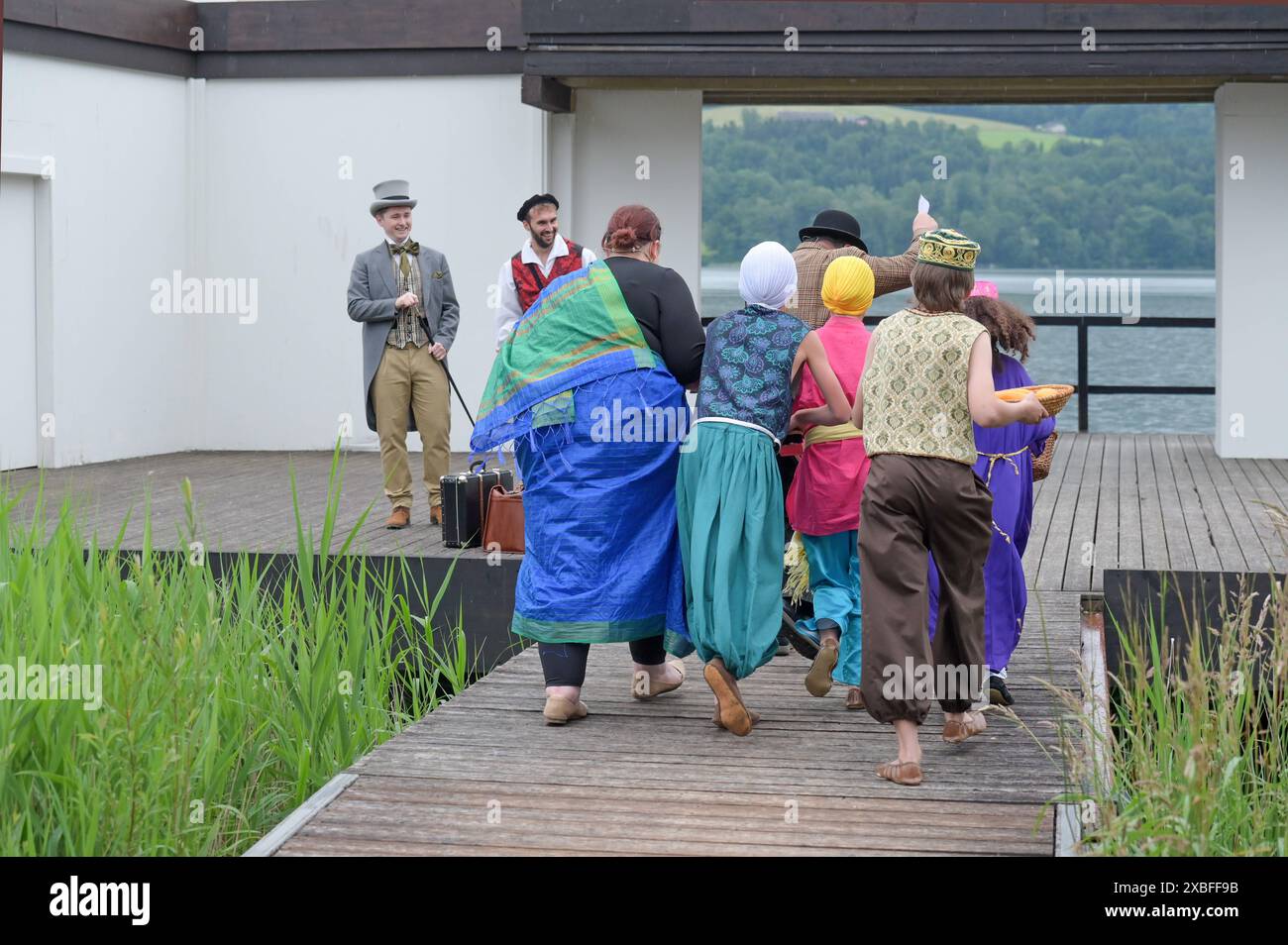 Presseaufführung in 80 TAgen um die Welt der Seebühne Seeham bei ...