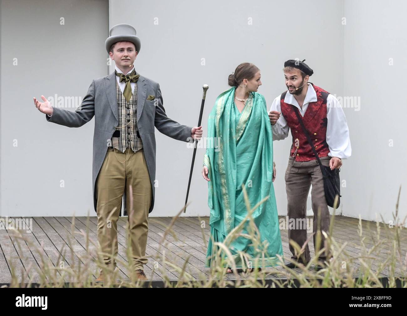 Presseaufführung in 80 TAgen um die Welt der Seebühne Seeham bei ...