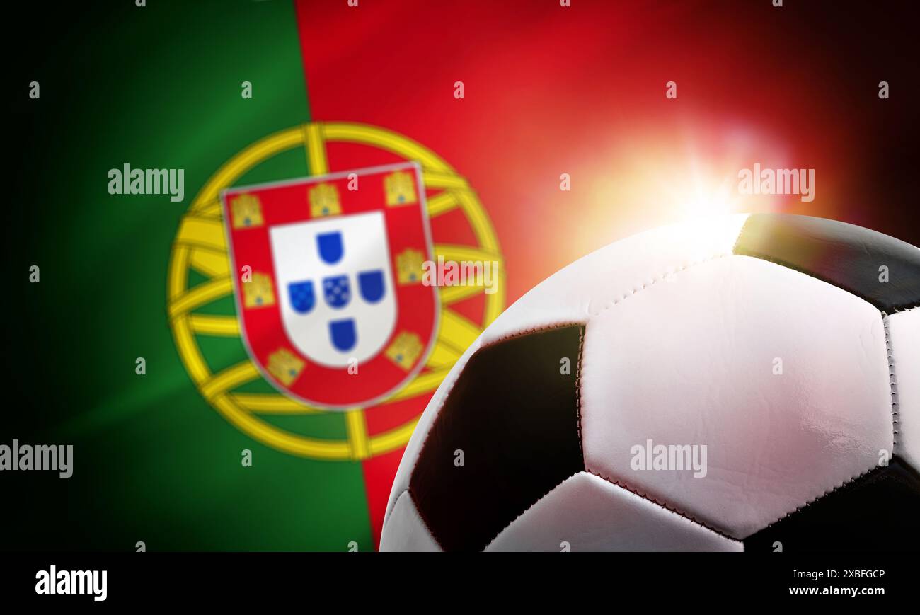 Flag portugal soccer ball hi-res stock photography and images - Alamy