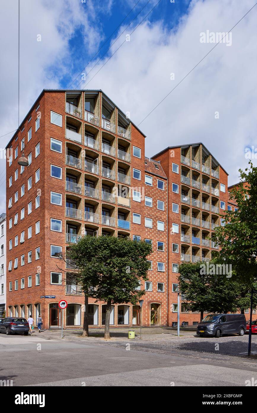 Dronningegården (designed by Kay Fisker, 1958); Dronningens Tværgade ...