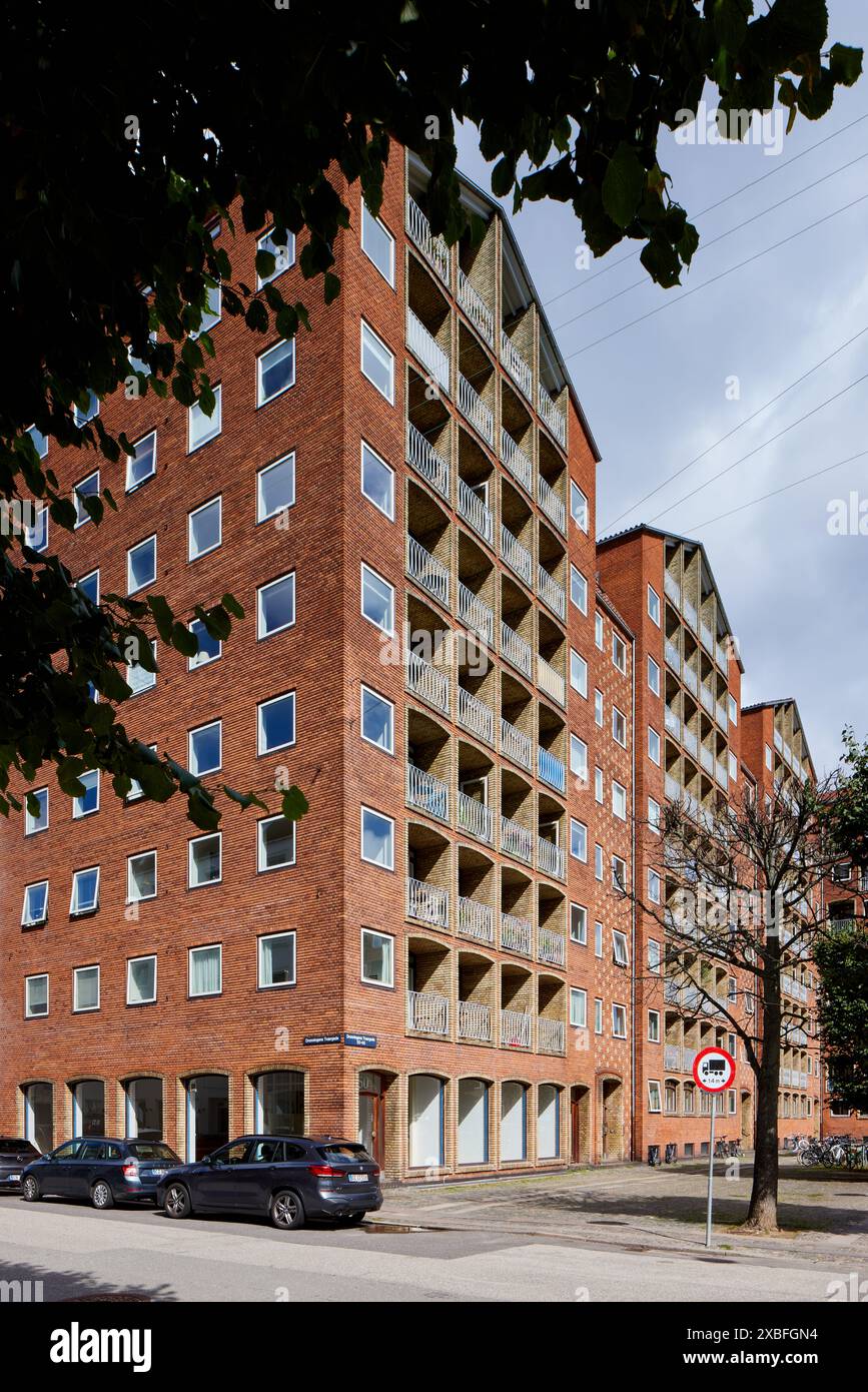 Dronningegården (designed by Kay Fisker, 1958); Dronningens Tværgade ...