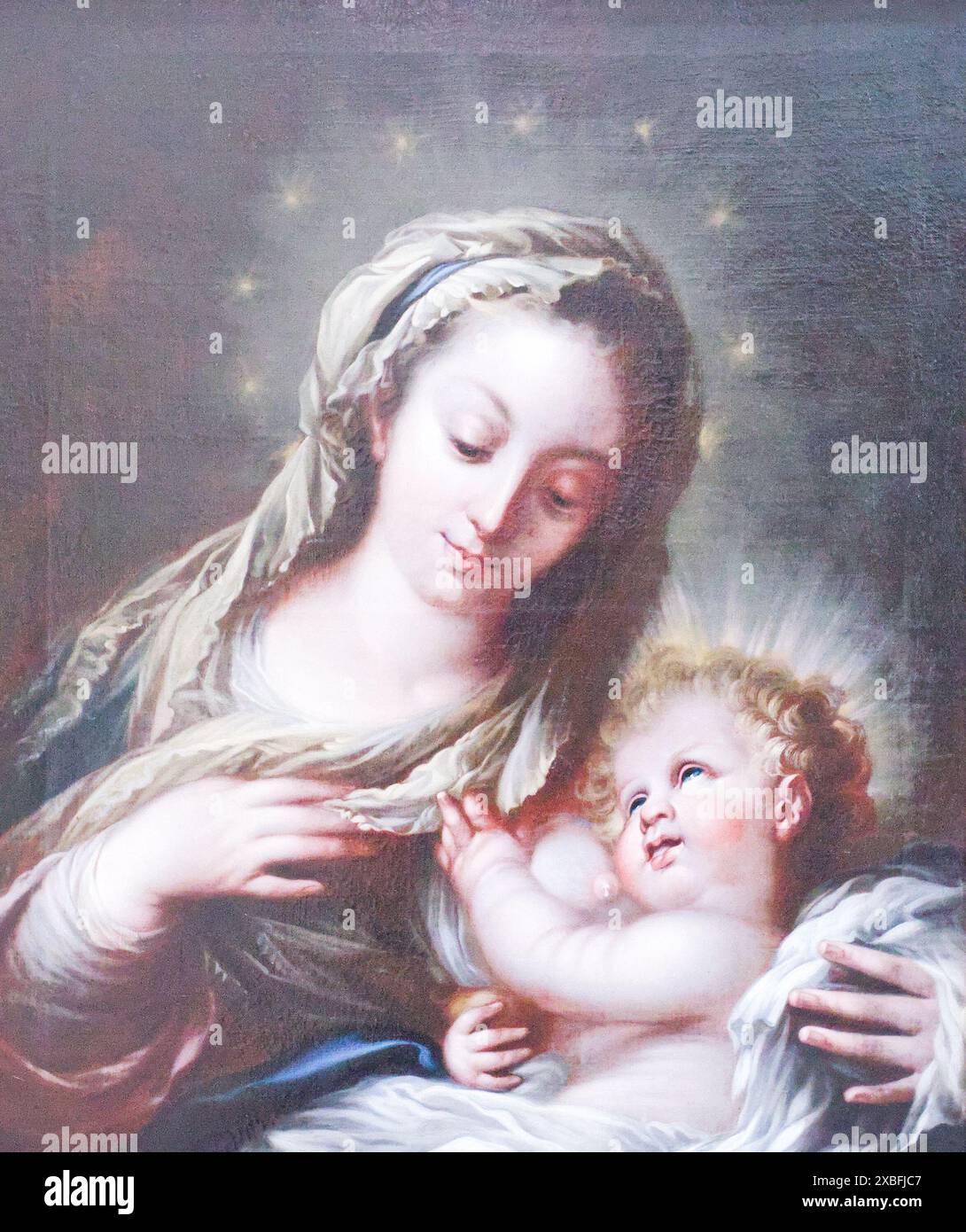 Miguel Jacinto Meléndez 1679-1734. Oil, Virgin of milk. Museum of Fine ...