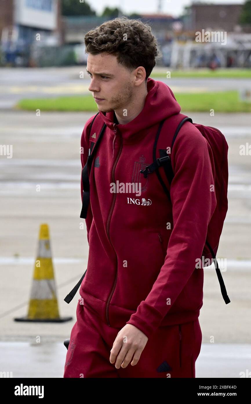 Zaventem, Belgium. 12th June, 2024. Belgium's Maxim De Cuyper pictured ...