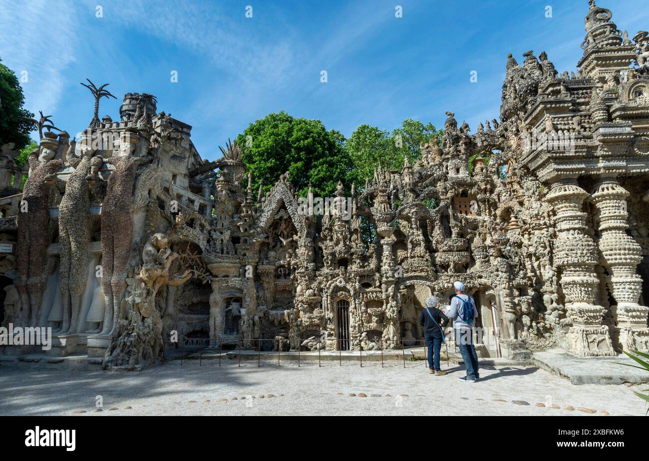 Hauterives. Palais ideal built by Postman Ferdinand Cheval naive art ...