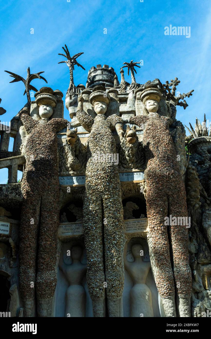 Hauterives. Palais ideal built by Postman Ferdinand Cheval naive art ...