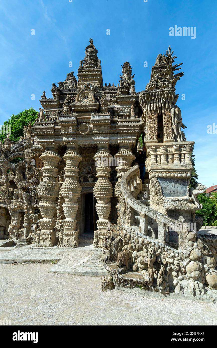 Hauterives. Palais ideal built by Postman Ferdinand Cheval naive art ...