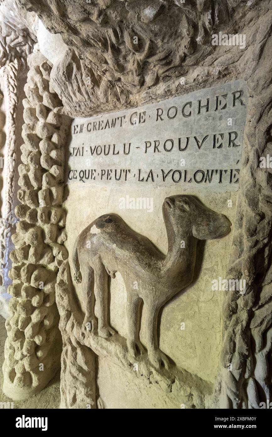 Hauterives. Palais ideal built by Postman Ferdinand Cheval naive art ...