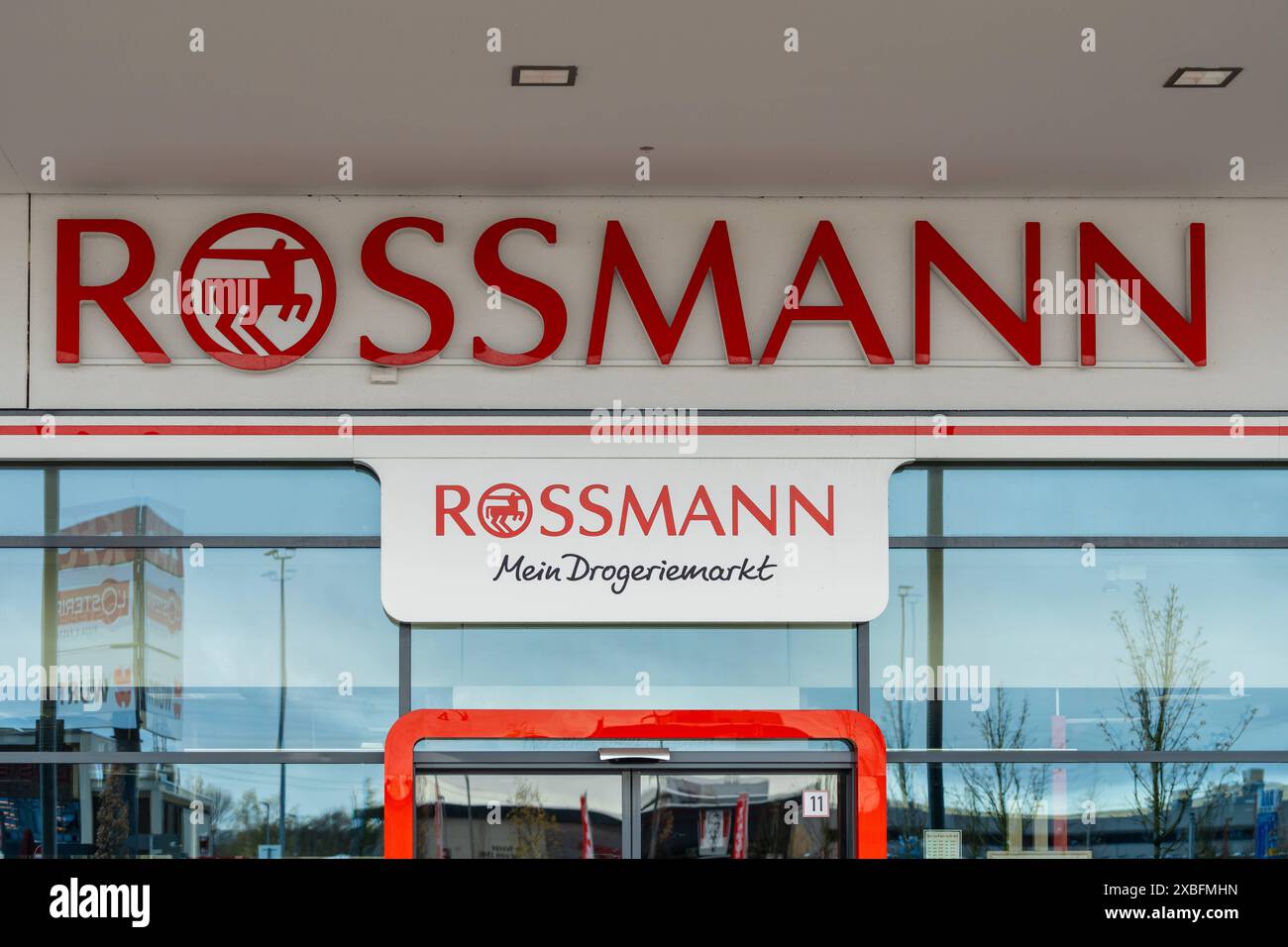 Munich, Bavaria, Germany - November 26, 2023: Exterior view of a ...