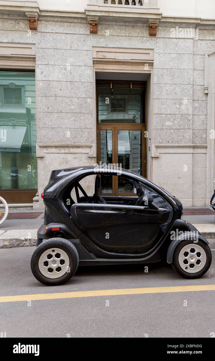 Italy, Milano, june 12, 2024 - Side view Renault compact conceptual ...