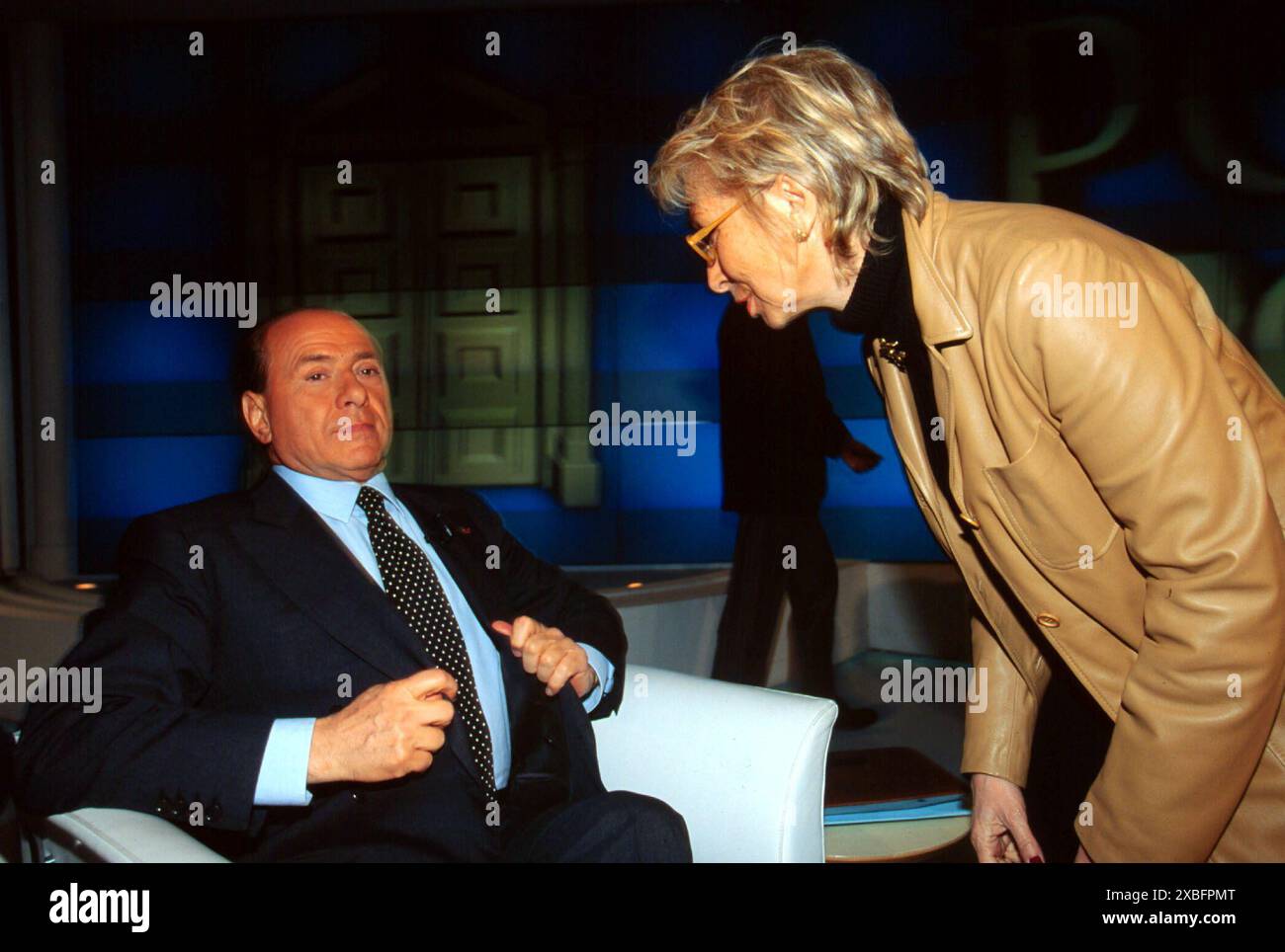 ROMA 12.04.2000 INTERNI POLITICO TRASMISSIONE "PORTA A PORTA" NELLA ...