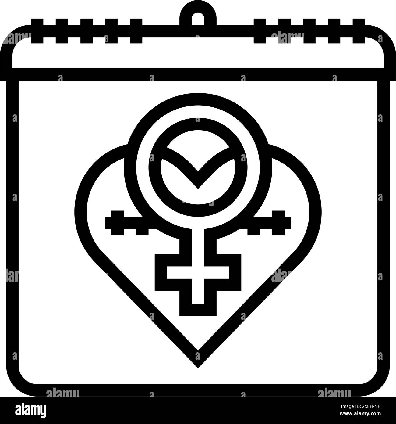 zero tolerance for female genital mutilation line icon vector ...