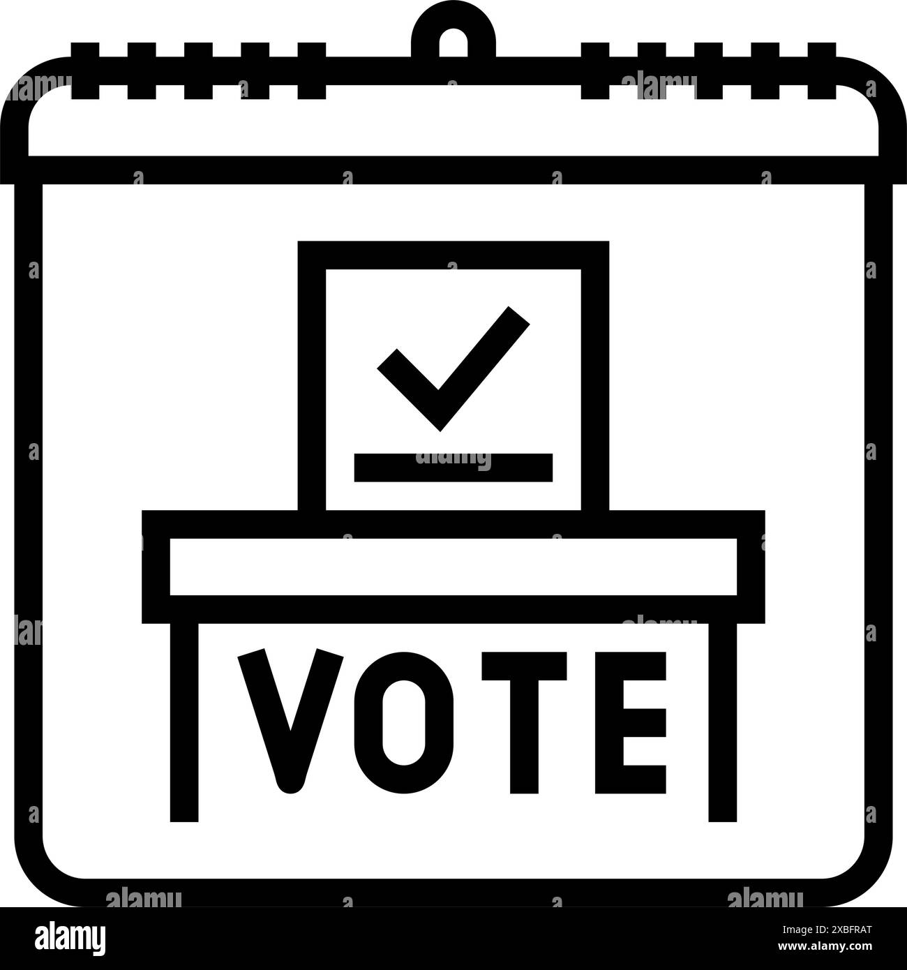 democracy international day line icon vector illustration Stock Vector ...