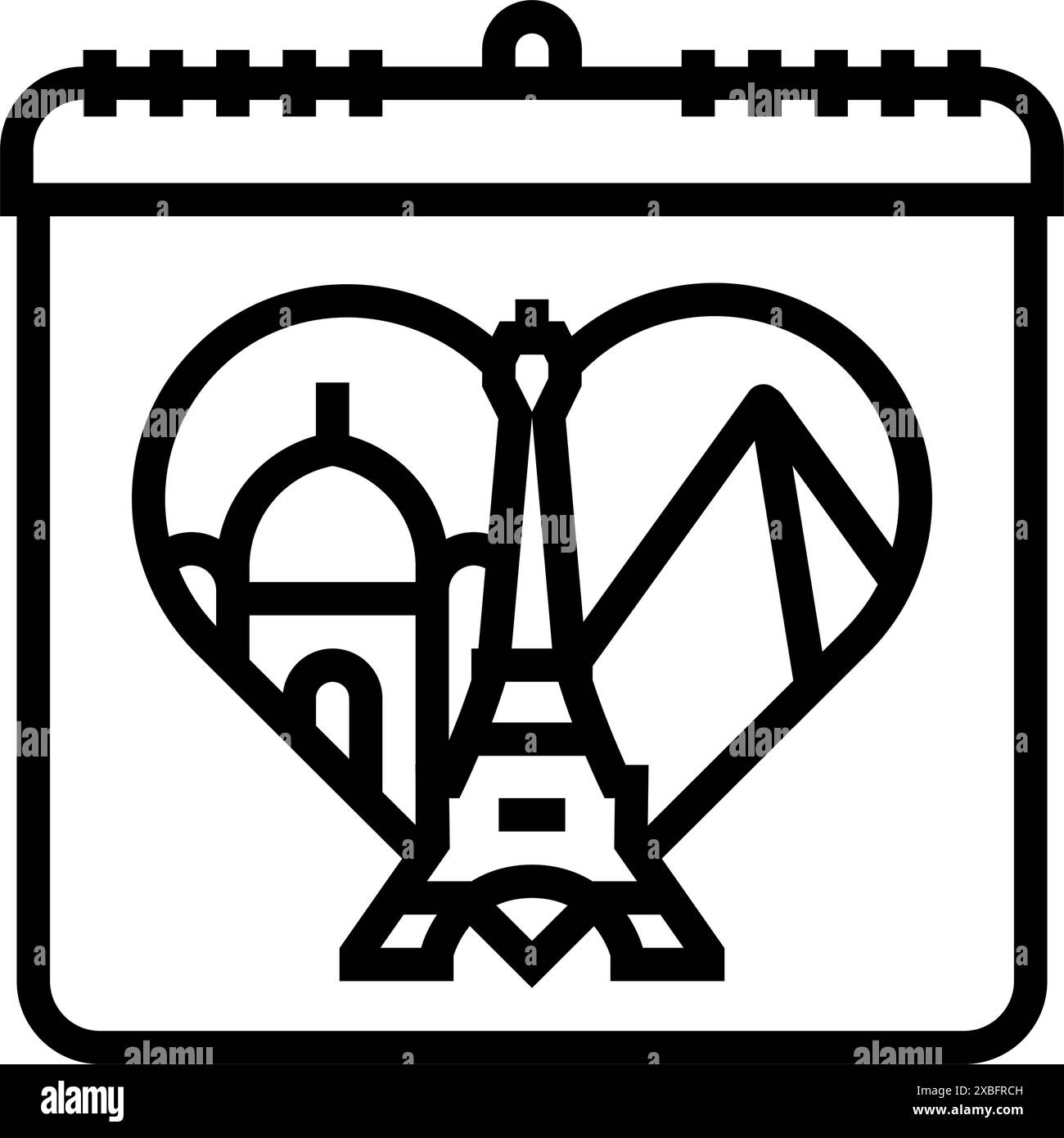 monuments sites international day line icon vector illustration Stock ...