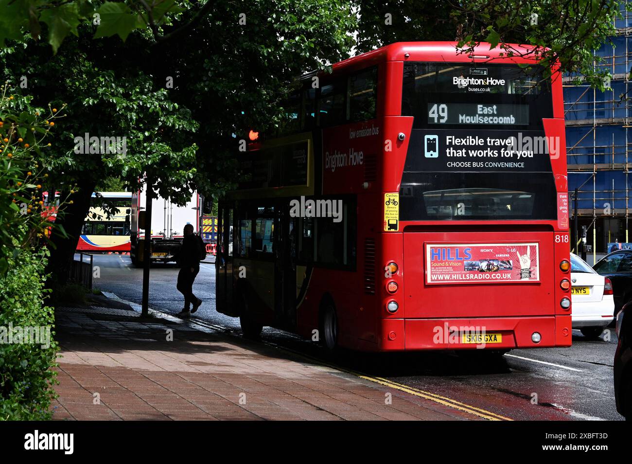 Doppeldecker Bus, Brighton, England *** Double-decker bus, Brighton ...
