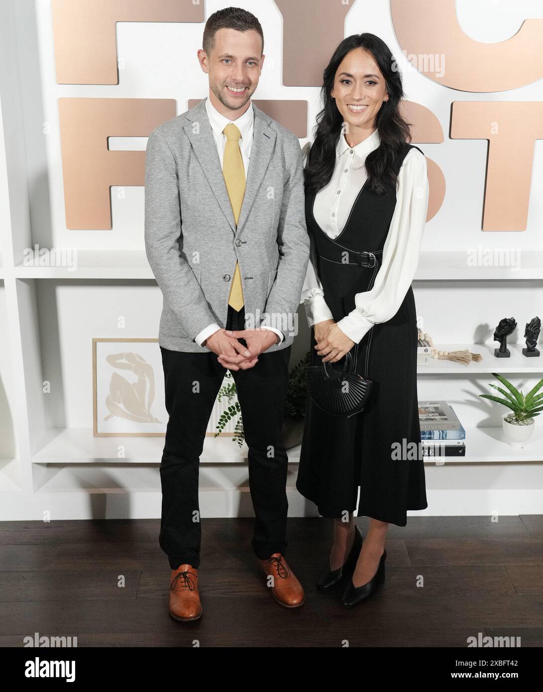 Los Angeles, USA. 11th June, 2024. (L-R) Justin Marks and Rachel Kondo arrives at the FX's ...