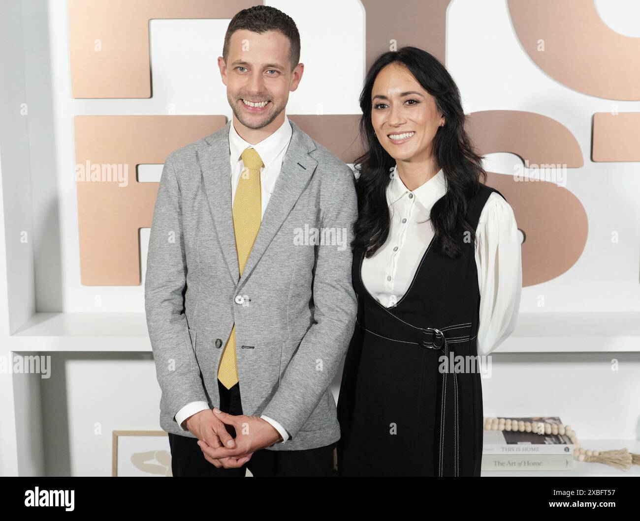 Los Angeles, USA. 11th June, 2024. (L-R) Justin Marks and Rachel Kondo arrives at the FX's ...