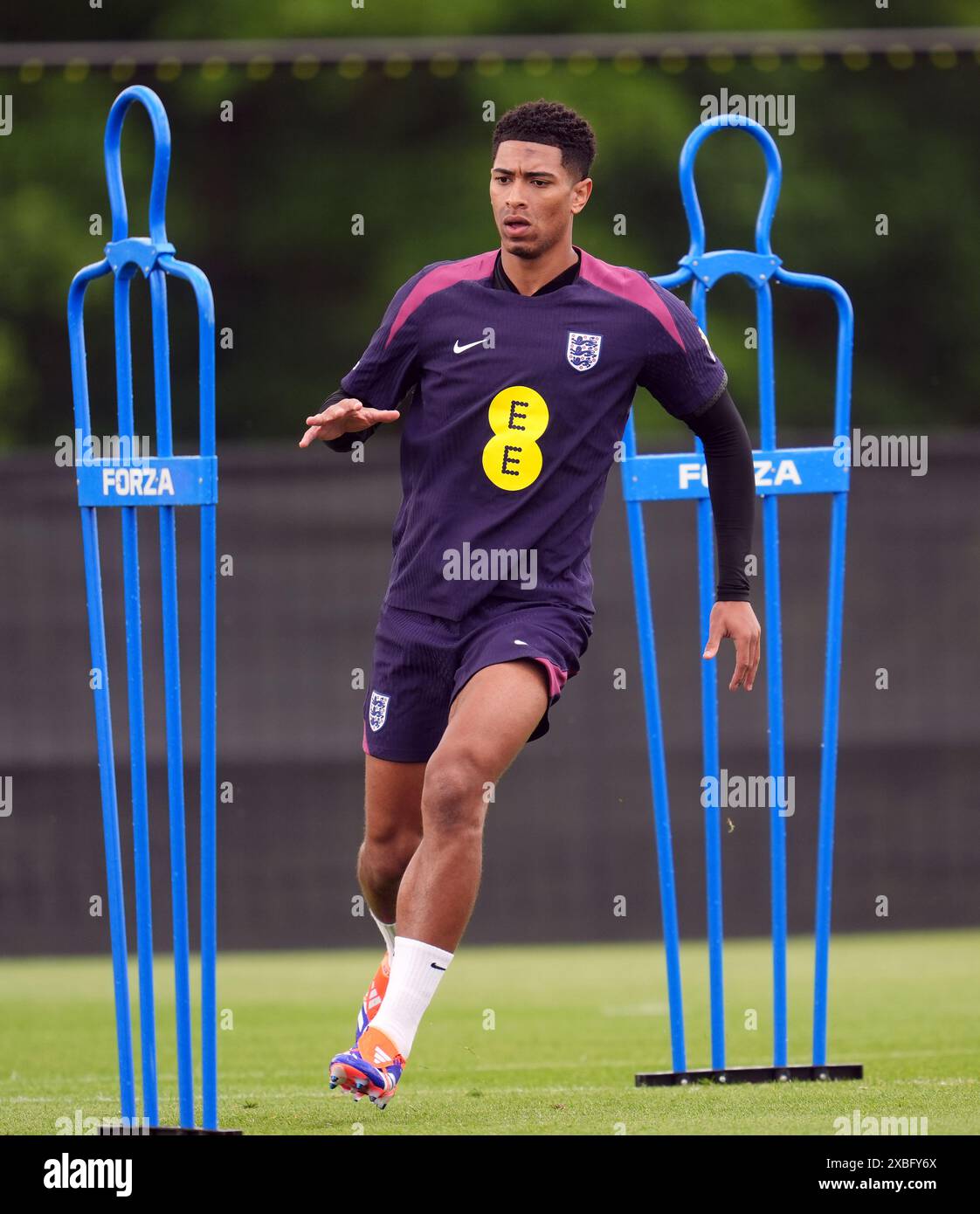 England's Jude Bellingham during a training session at the Spa & Golf ...