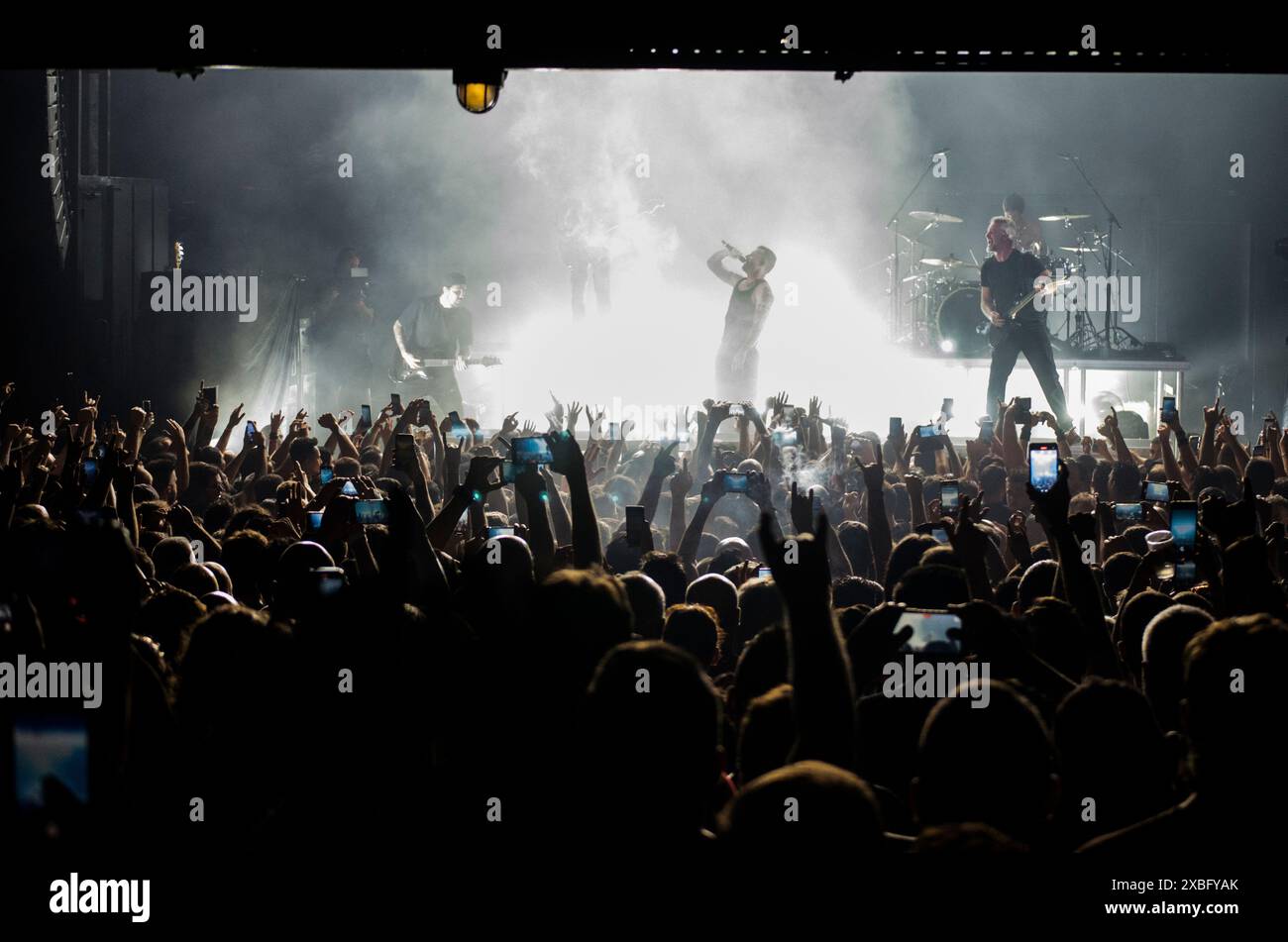 Parkway Drive performing at Floyd Live Music Venue, Athens / Greece ...