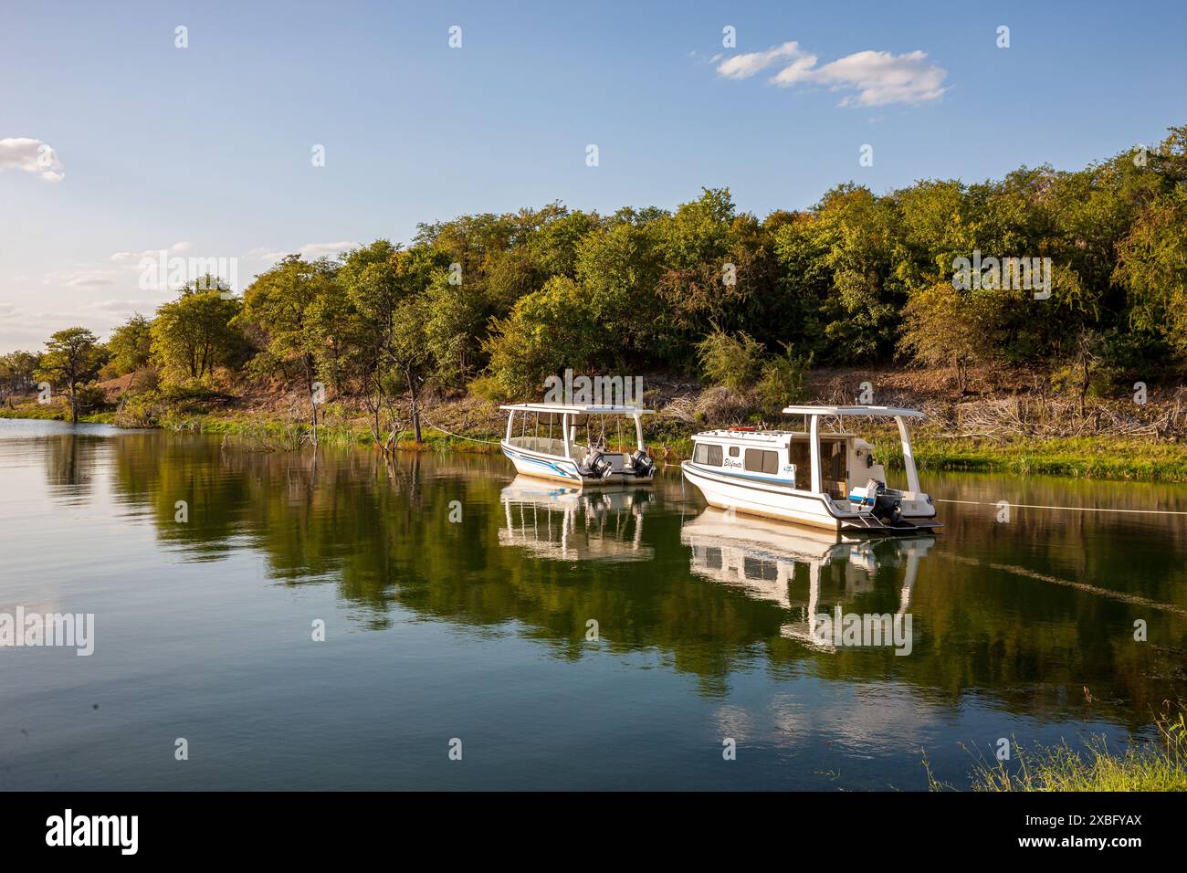 Mozambique, Gaza, Massingir, Massingir Lake, Covane Lodge Stock Photo ...