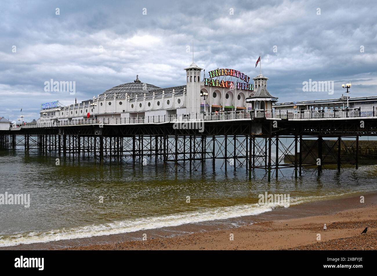 Palace Pier, Brighton, England *** Palace Pier, Brighton, England Stock ...