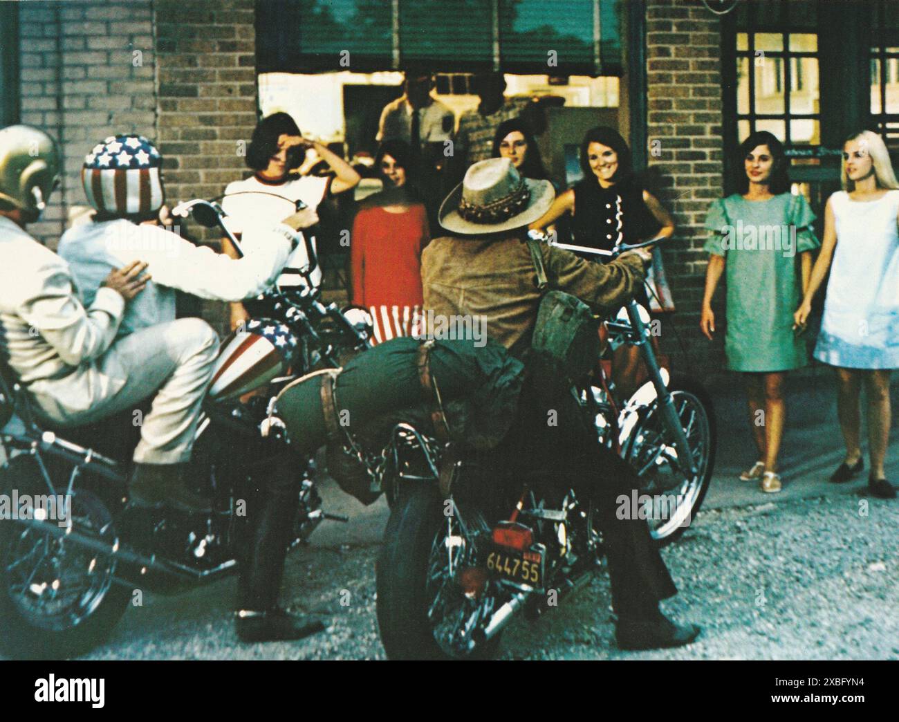 Easy Rider (Columbia, 1969). Peter Fonda stars with Dennis Hopper in ...