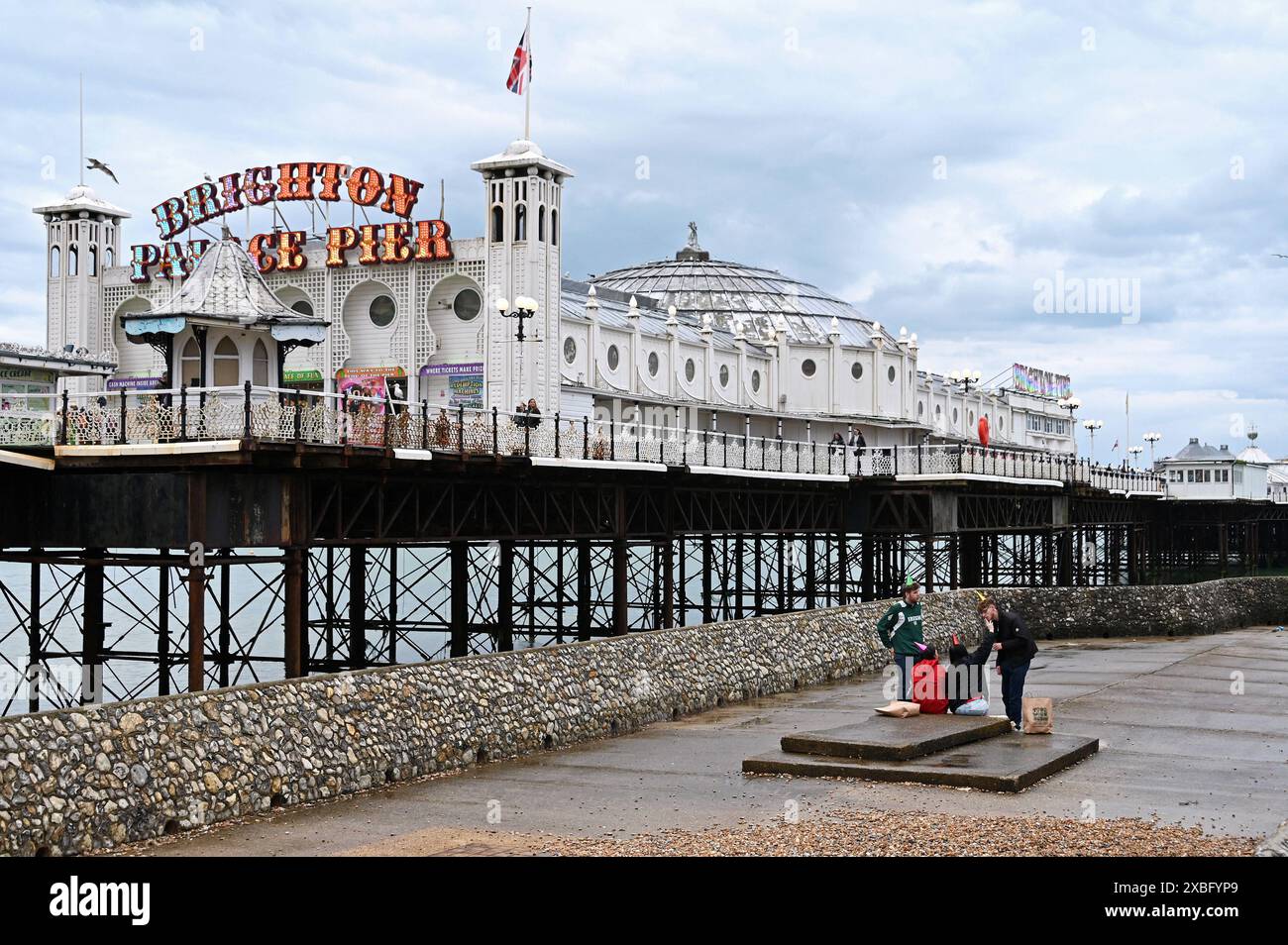Palace Pier, Brighton, England *** Palace Pier, Brighton, England Stock ...