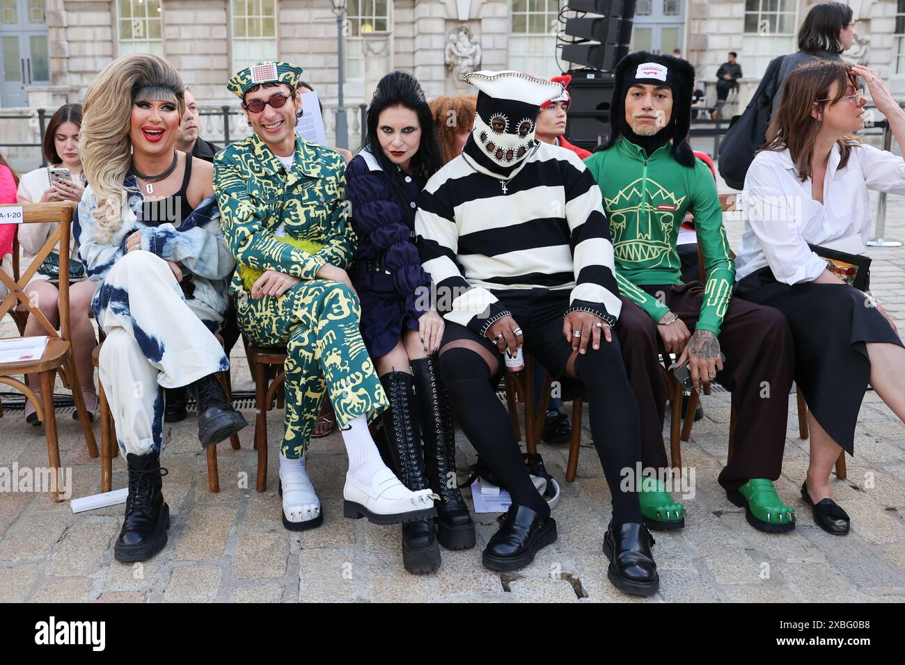 London, UK. Friday June 7, 2024. L-R Jodie Harsh, Kyle De’Volle ...