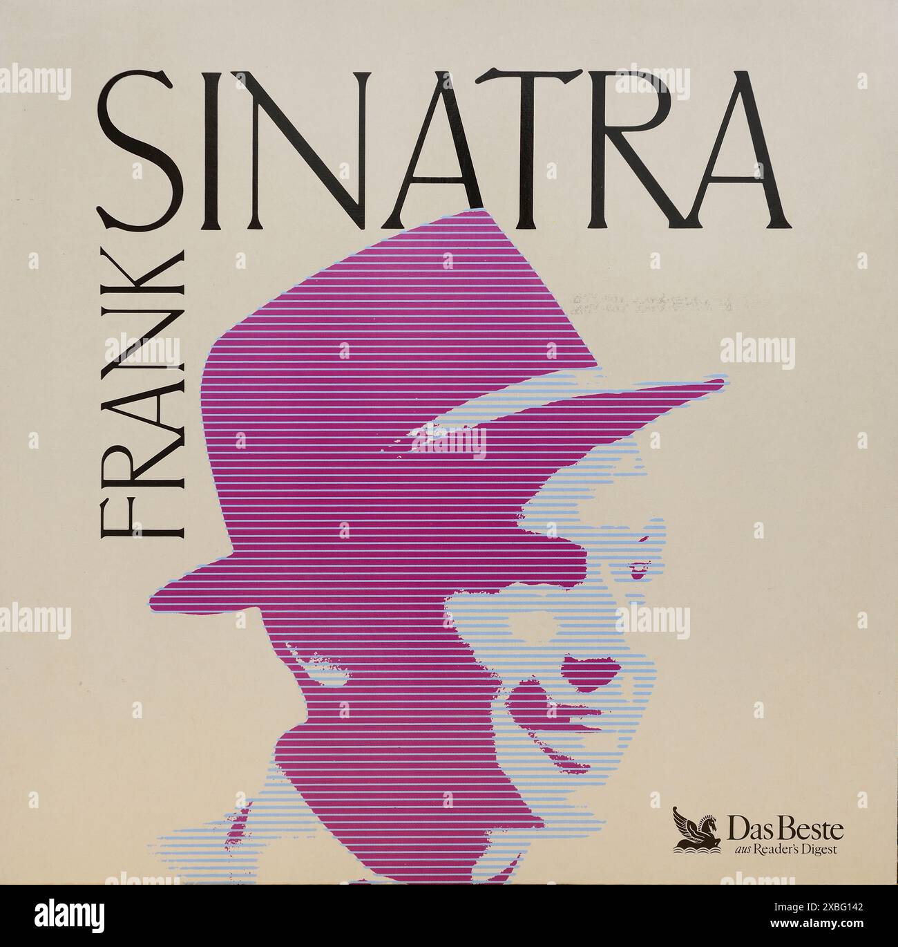 Vintage vinyl record cover. Frank Sinatra-Self-titled 1988 Stock Photo ...