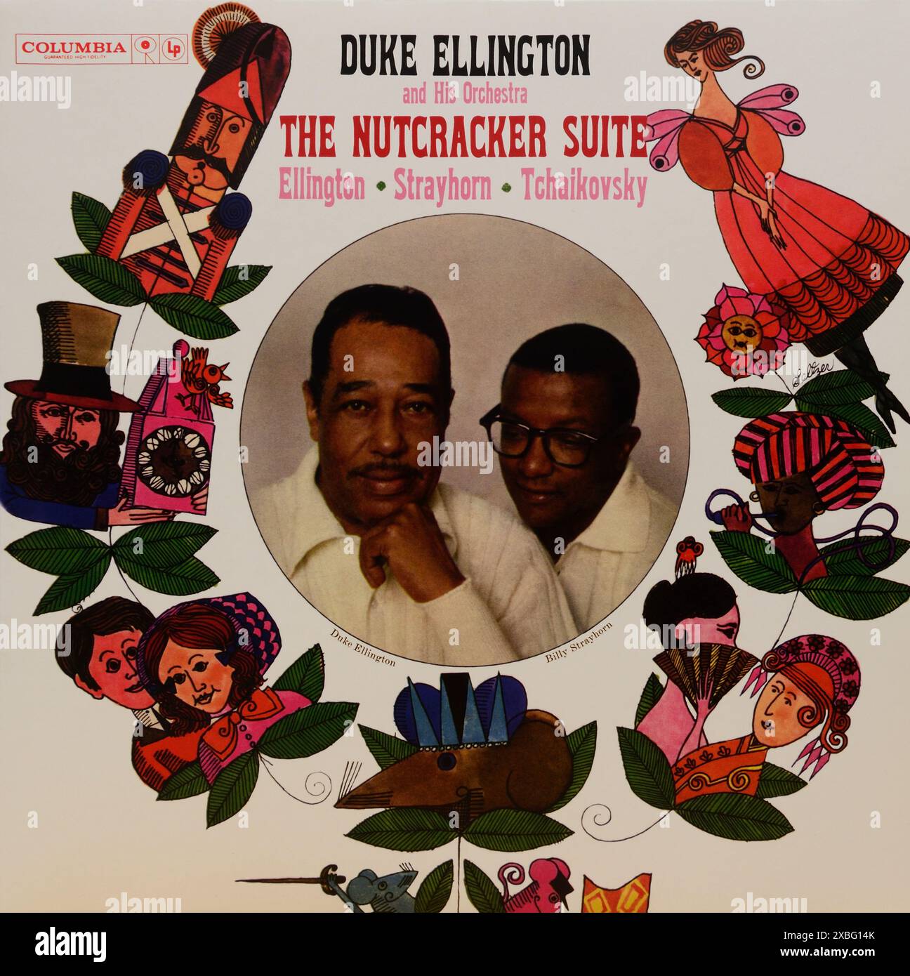 Vintage vinyl record cover. Duke Ellington-The Nutcracker Suite Stock ...