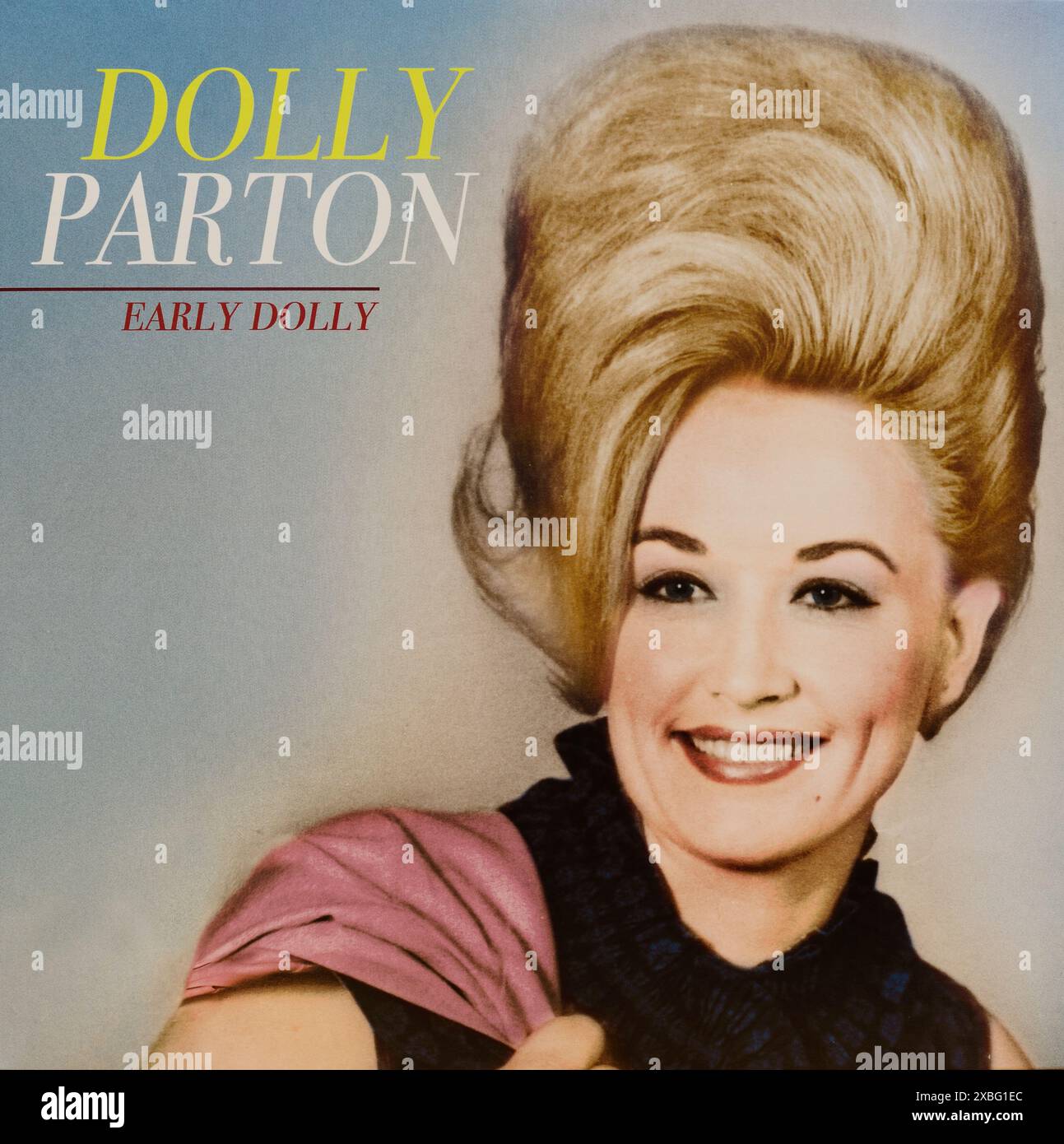 Vintage vinyl record cover. Dolly Parton-Early Dolly Stock Photo - Alamy